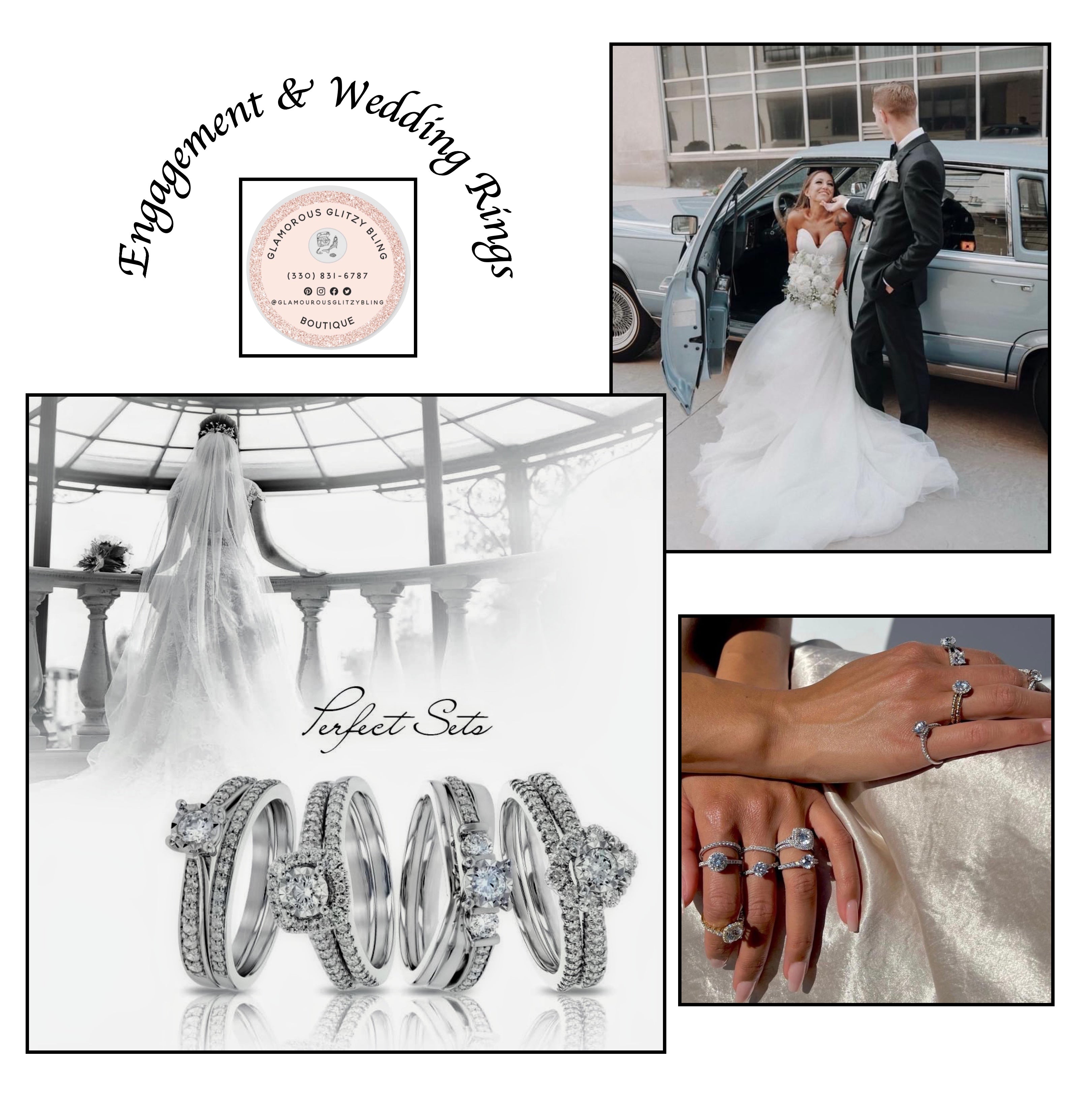 Engagement and Wedding – Glamorous Glitzy Bling Boutique